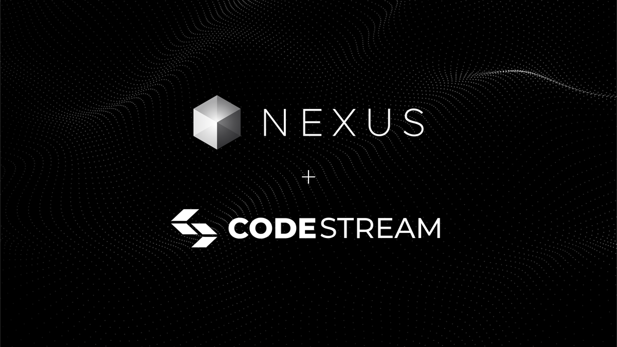 Nexus and CodeStream are Partnering to Grow the Nexus Network