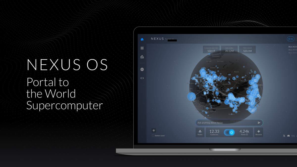 Nexus OS: Portal to the World Supercomputer