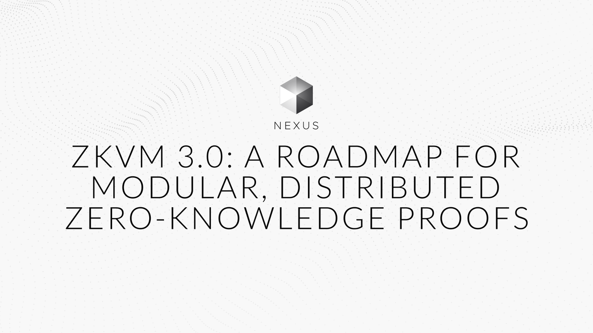 zkVM 3.0 and Beyond: Toward Modular, Distributed Zero-Knowledge Proofs