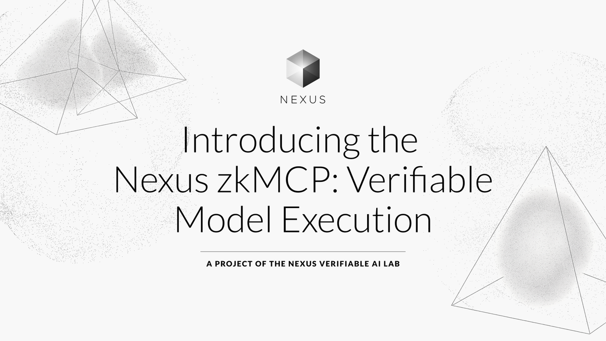 Introducing the Nexus zkMCP: Verifiable Model Execution