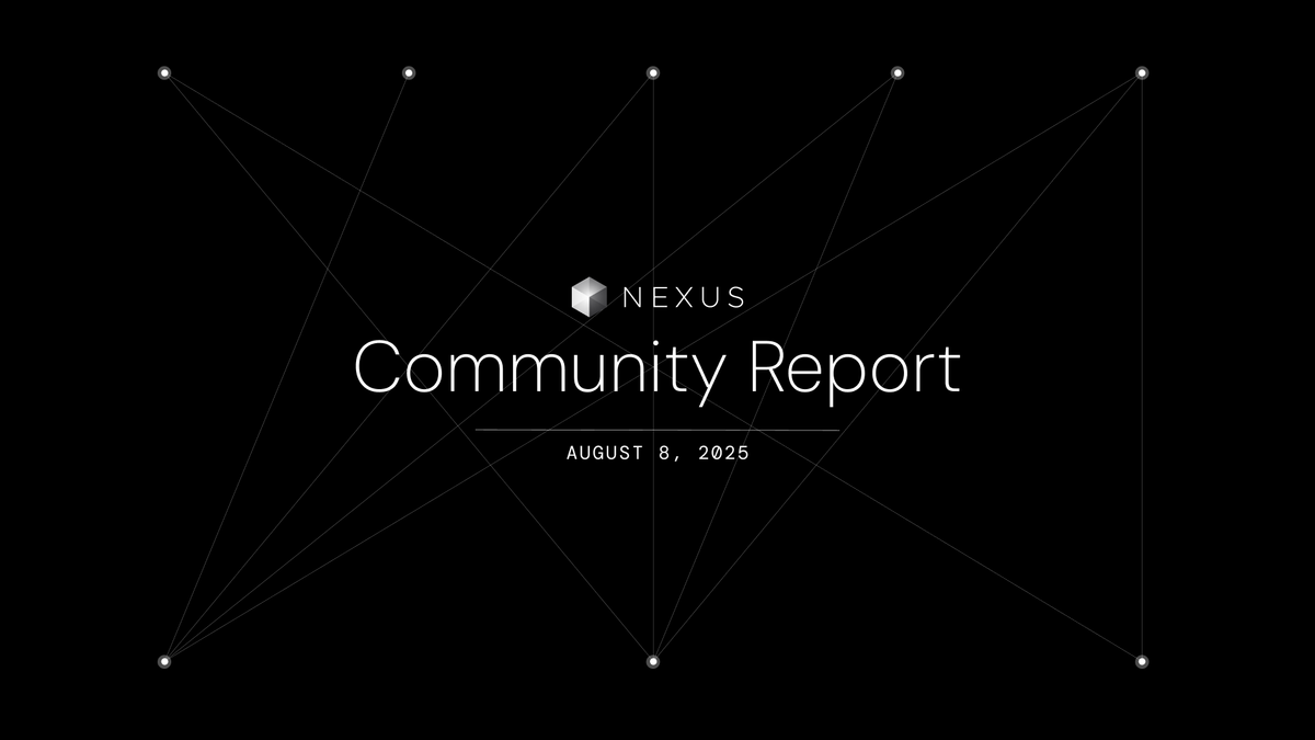 Nexus Community Update: Sticker Winners, Meetups, Ambassador Program and More